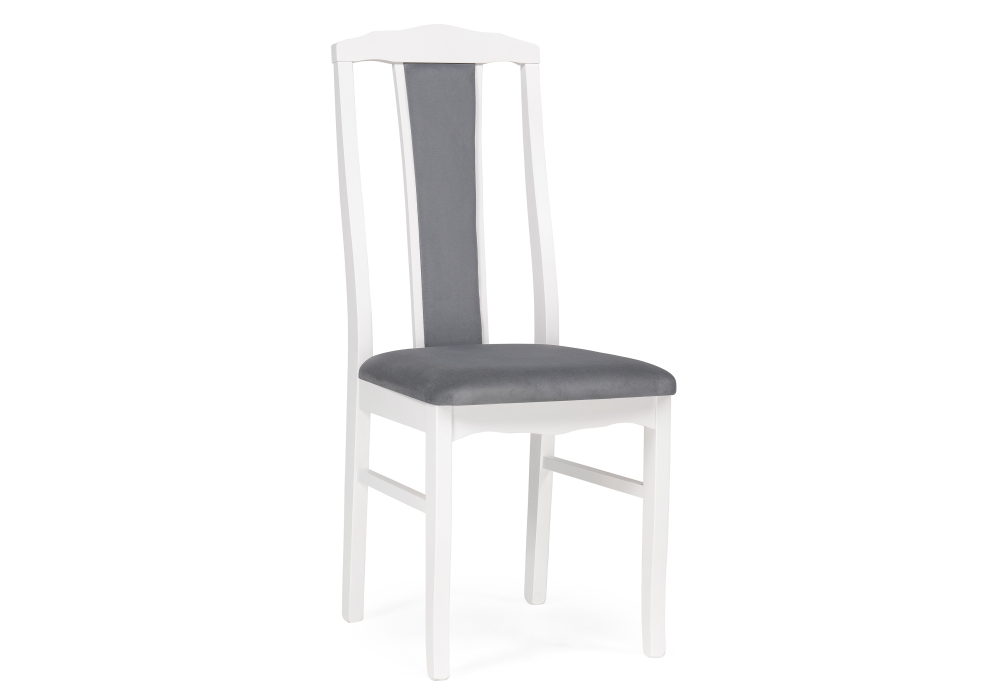 Деревянный стул Woodville Гроджин Серый/Белый