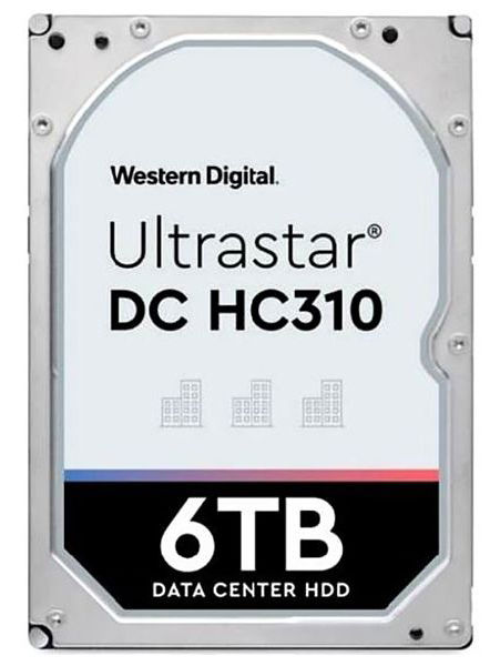 Жесткий диск Western Digital SAS 6TB 7200RPM 12GB/S 256MB DC HC310 0B36047