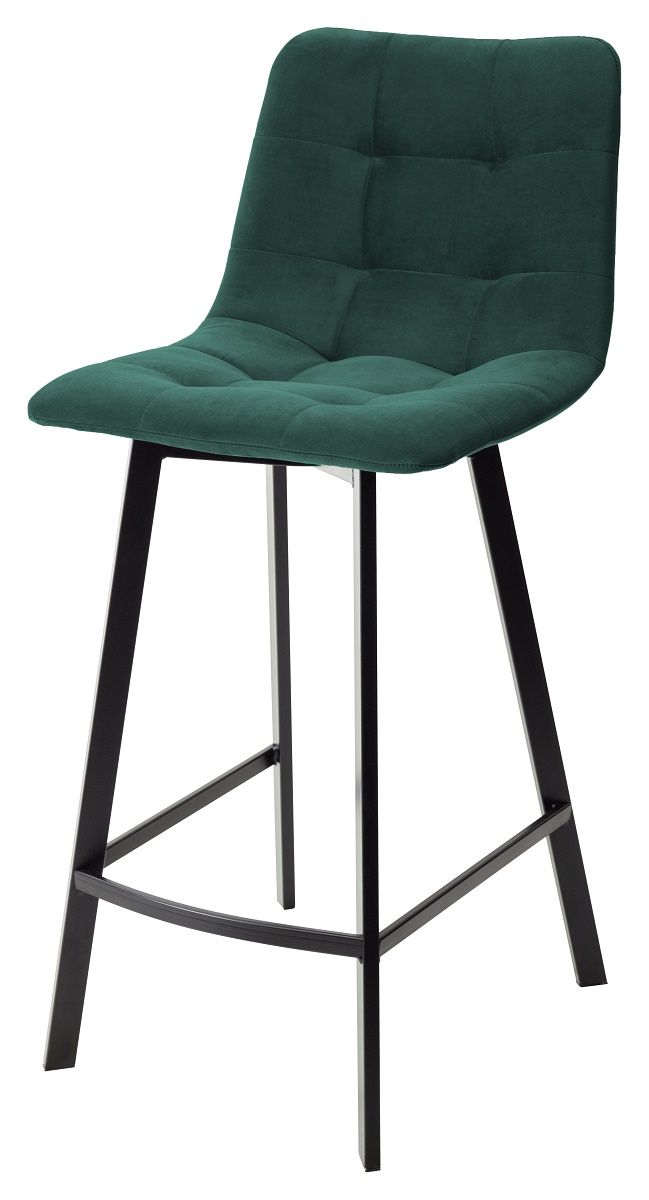 Комплект полубарных стульев 2 шт. M-City CHILLI-QB SQUARE, зеленый