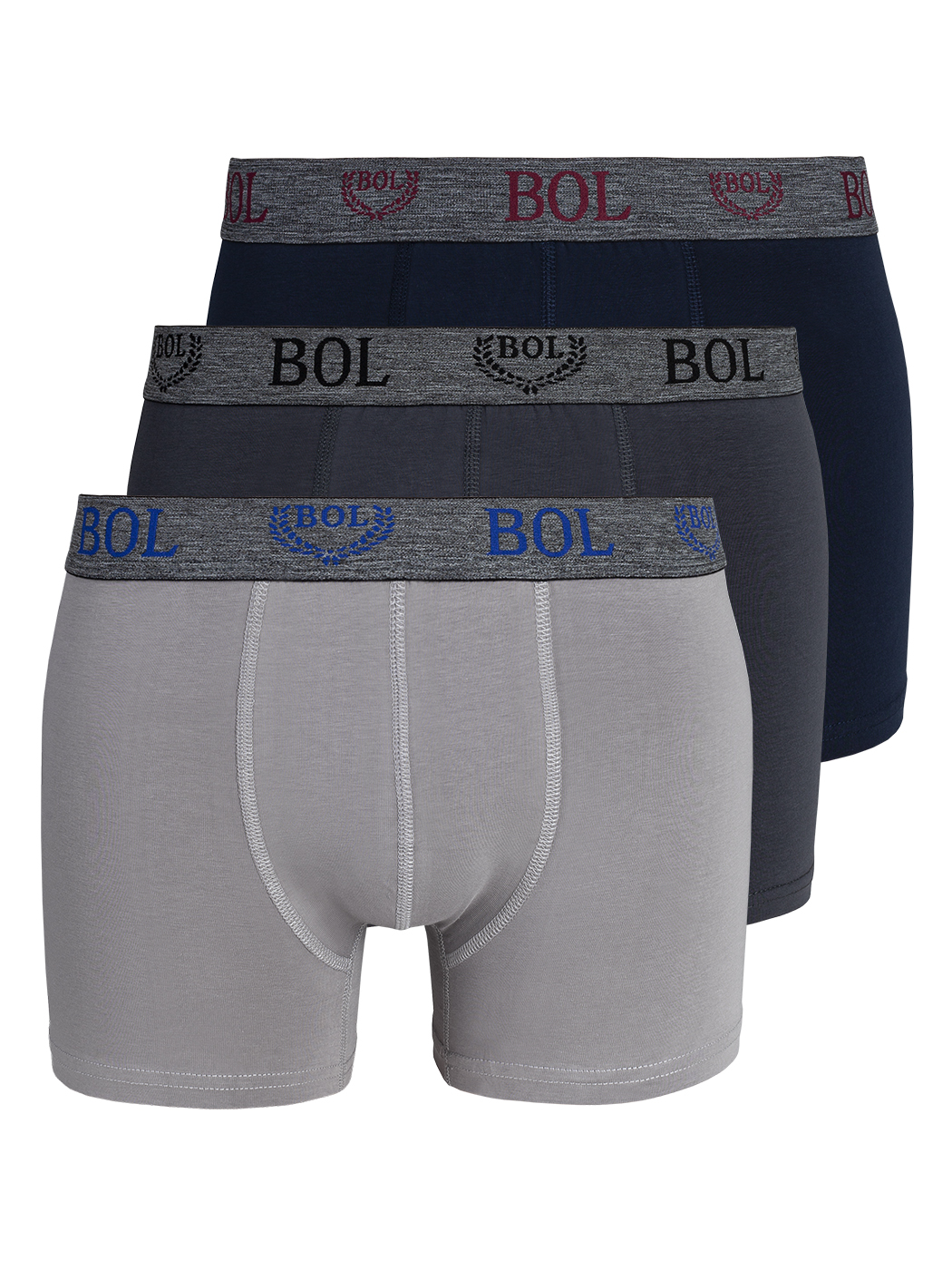 Комплект трусов мужских BOL Men's ebox178_s515 разноцветных M