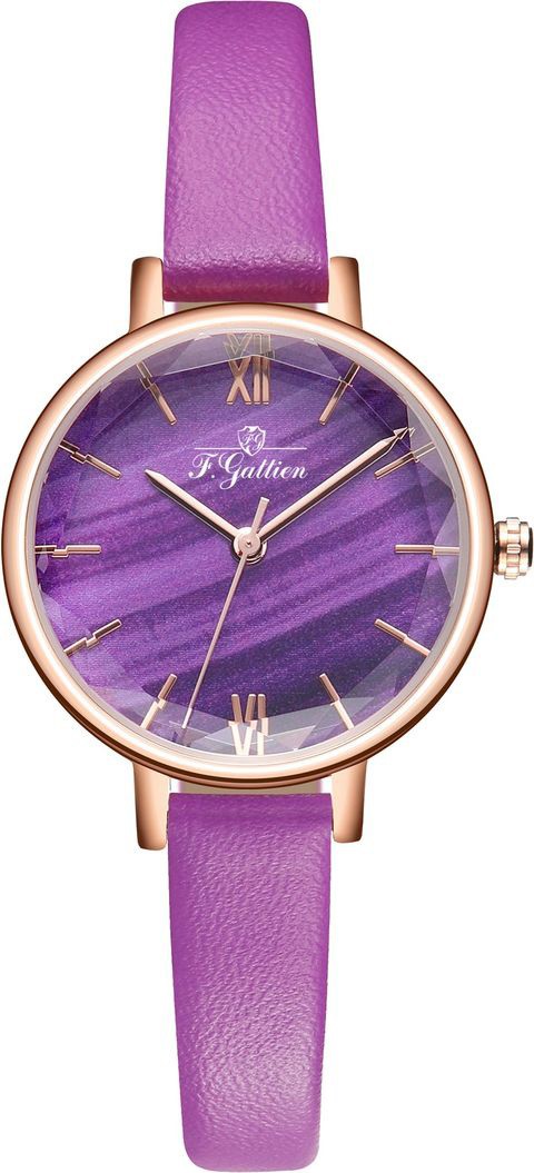 Наручные часы женские F.Gattien 8663-4111-14 фиолетовые