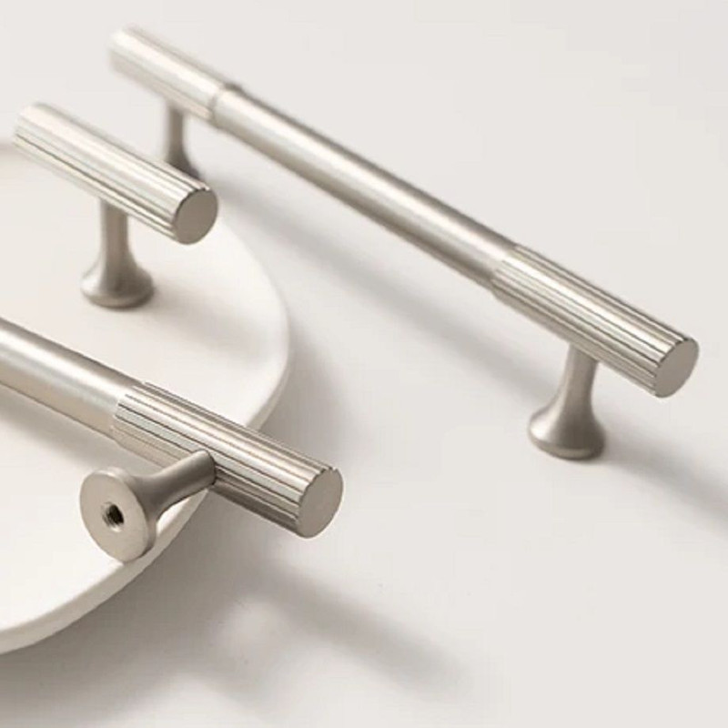 Ручка-рейлинг мебельная Т-образная 50 мм серебро 1 шт