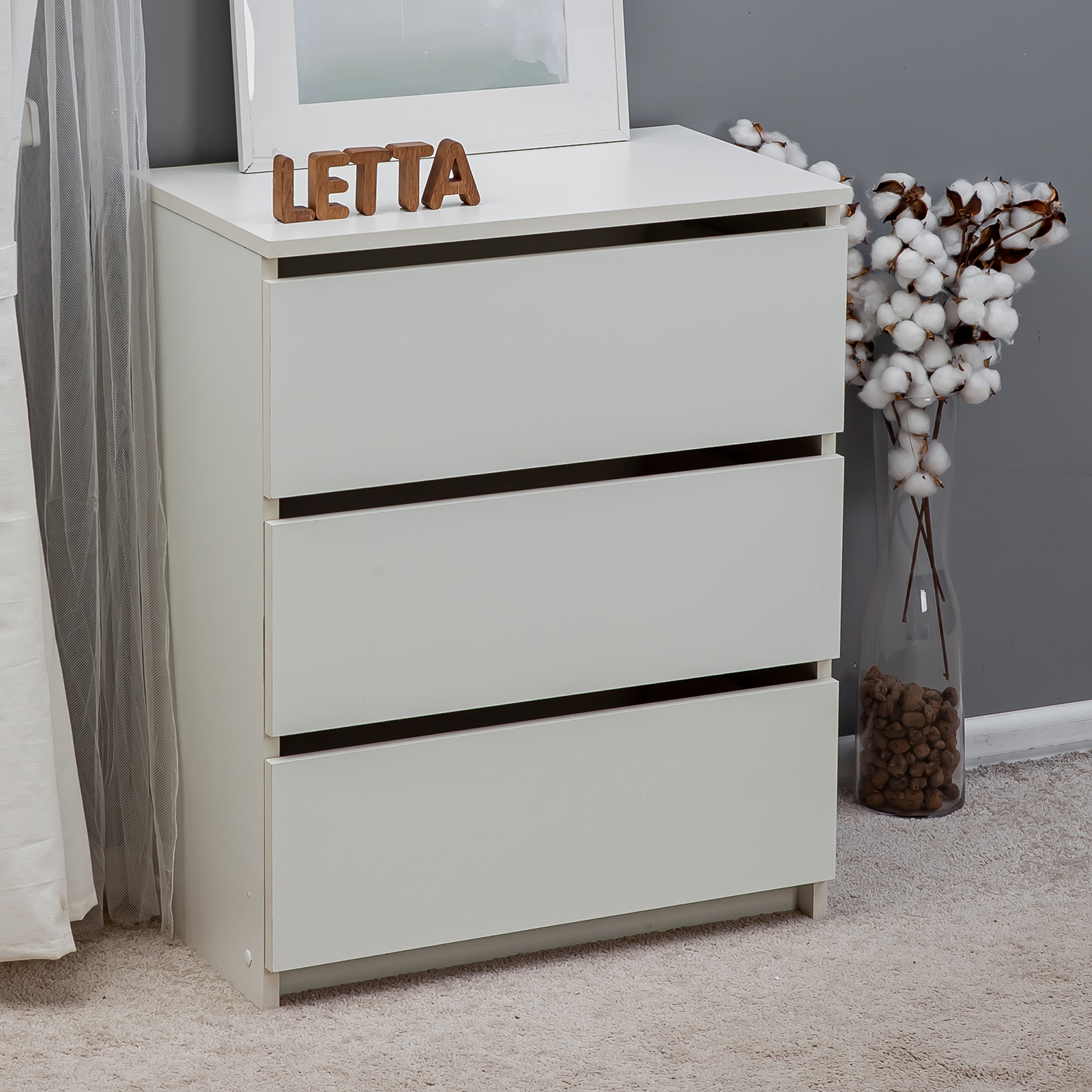 Комод LETTA Jazz, белый