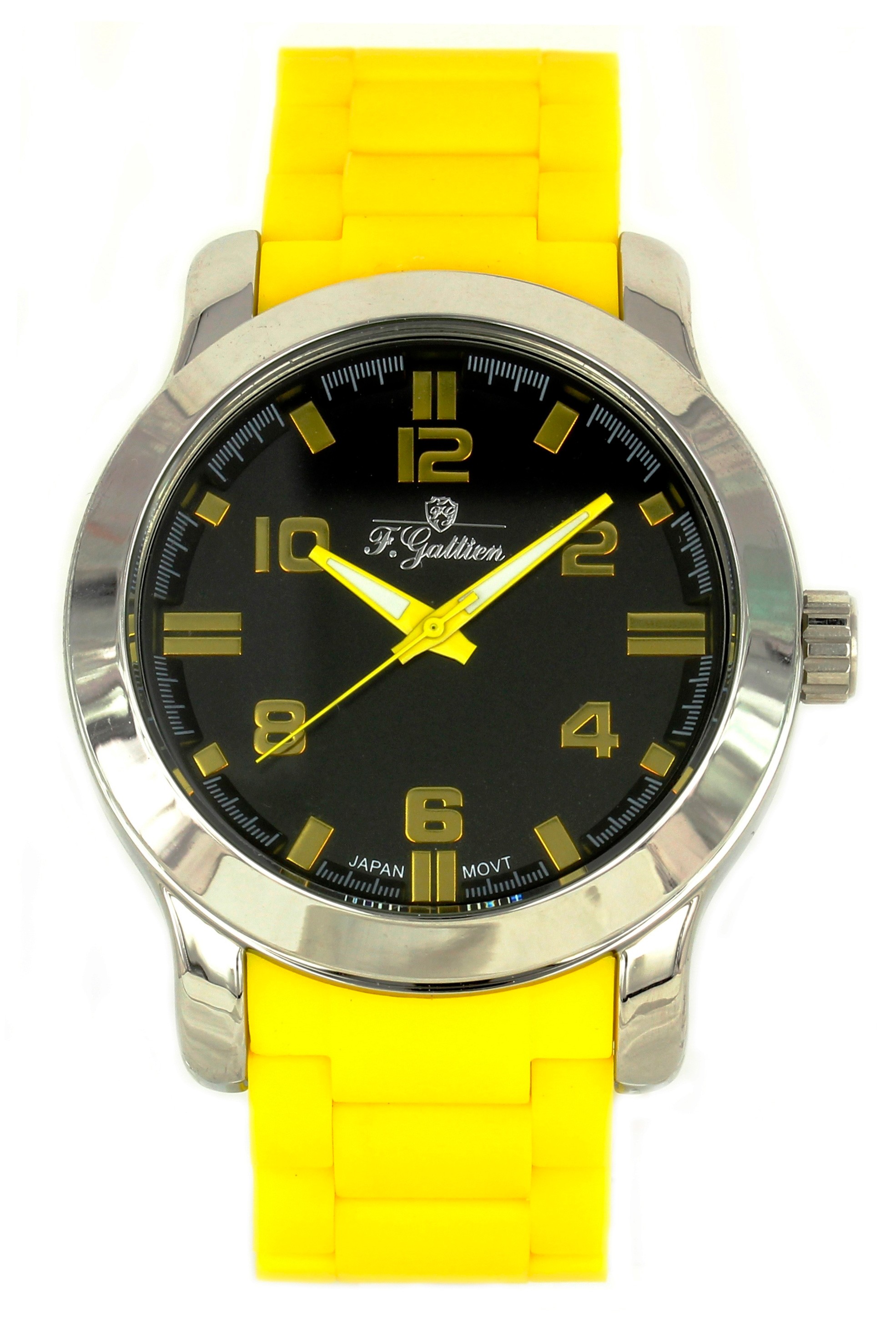 Наручные часы мужские F.Gattien 1921-314-09 желтые