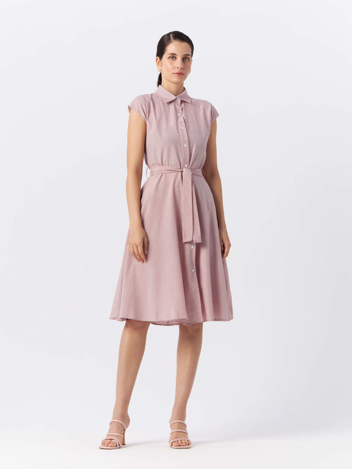 Платье женское Chezalou 416VGN1892 розовое S