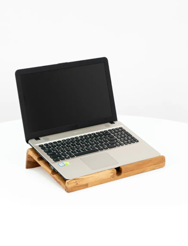 Подставка для ноутбука Holz Idea  деревянная. Столик для ноутбука. Дуб