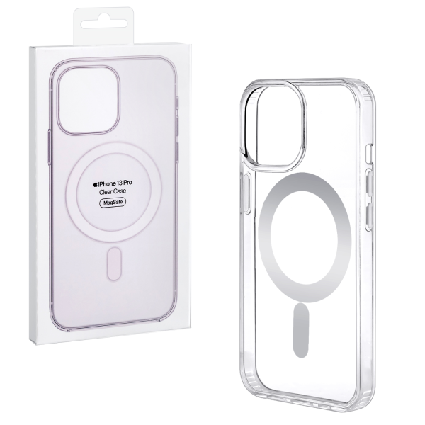 Чехол iPhone 13 Pro Clear Case MagSafe прозрачный