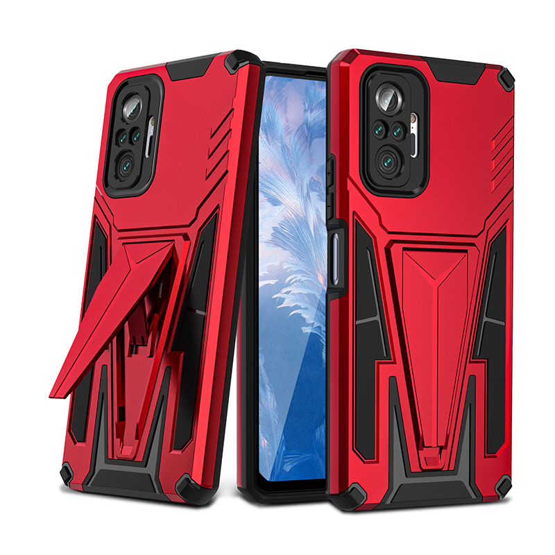 Чехол Rack Case для Xiaomi Redmi Note 10 Pro, красный