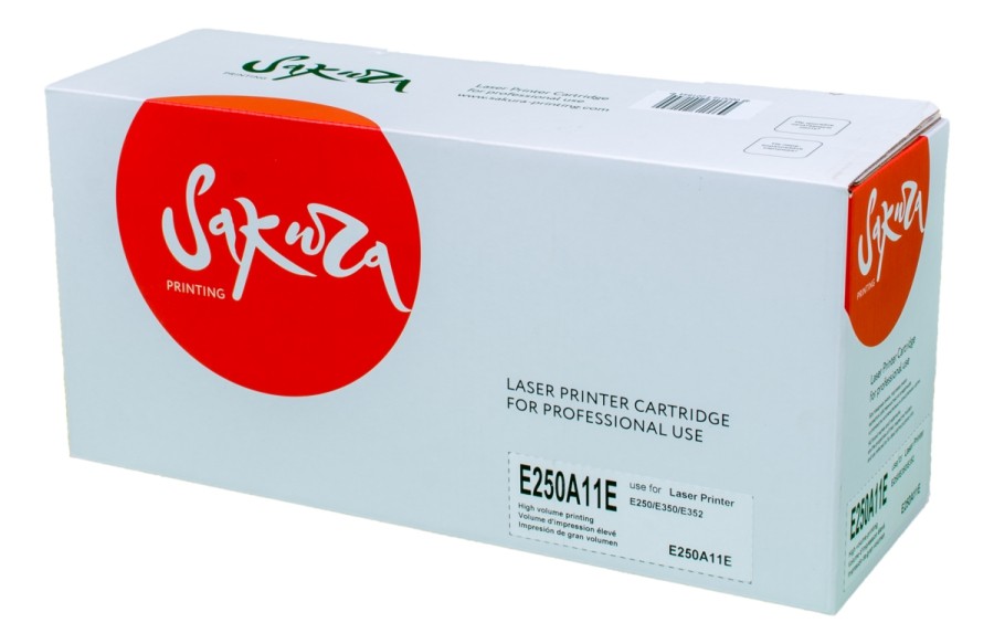 Картридж для лазерного принтера SAKURA E250A11E SAE250A11E Black, совместимый
