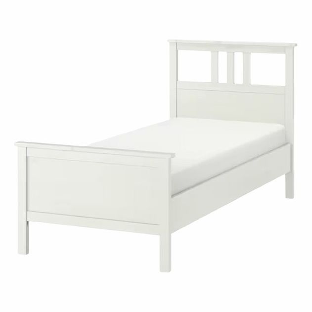 Кровать IKEA Хемнэс Лурой белая 90 х 200 см