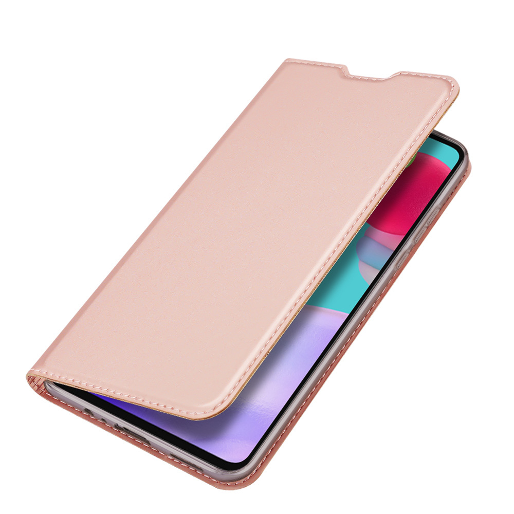 Чехол книжка для Samsung Galaxy A52 4G/A52 5G, Dux Ducis Skin Series розовое золото