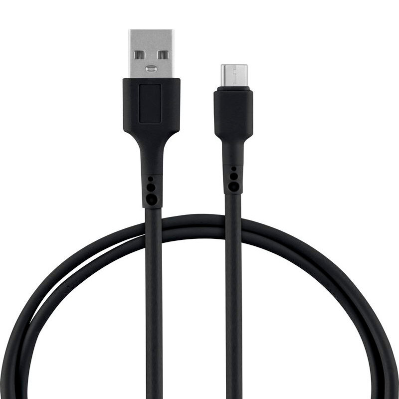 Кабель Energy ET-30 USB - Type-C, 1 м, черный