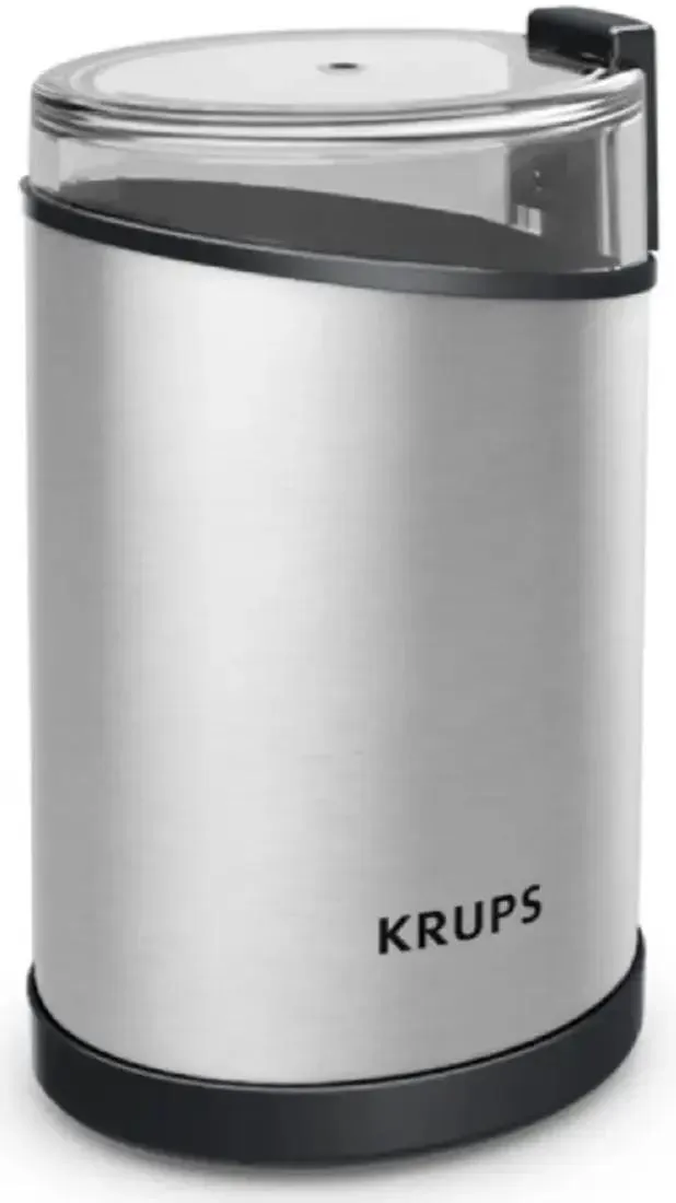 Кофемолка электрическая Krups Fast Touch GX204D10, 85 гр, 2 лезвия, серебристый