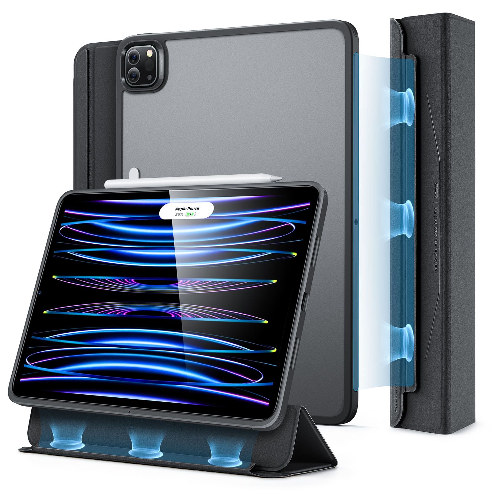 Чехол книжка ESR Ascend Hybrid Case для iPad Pro 12.9 (2022/2021)