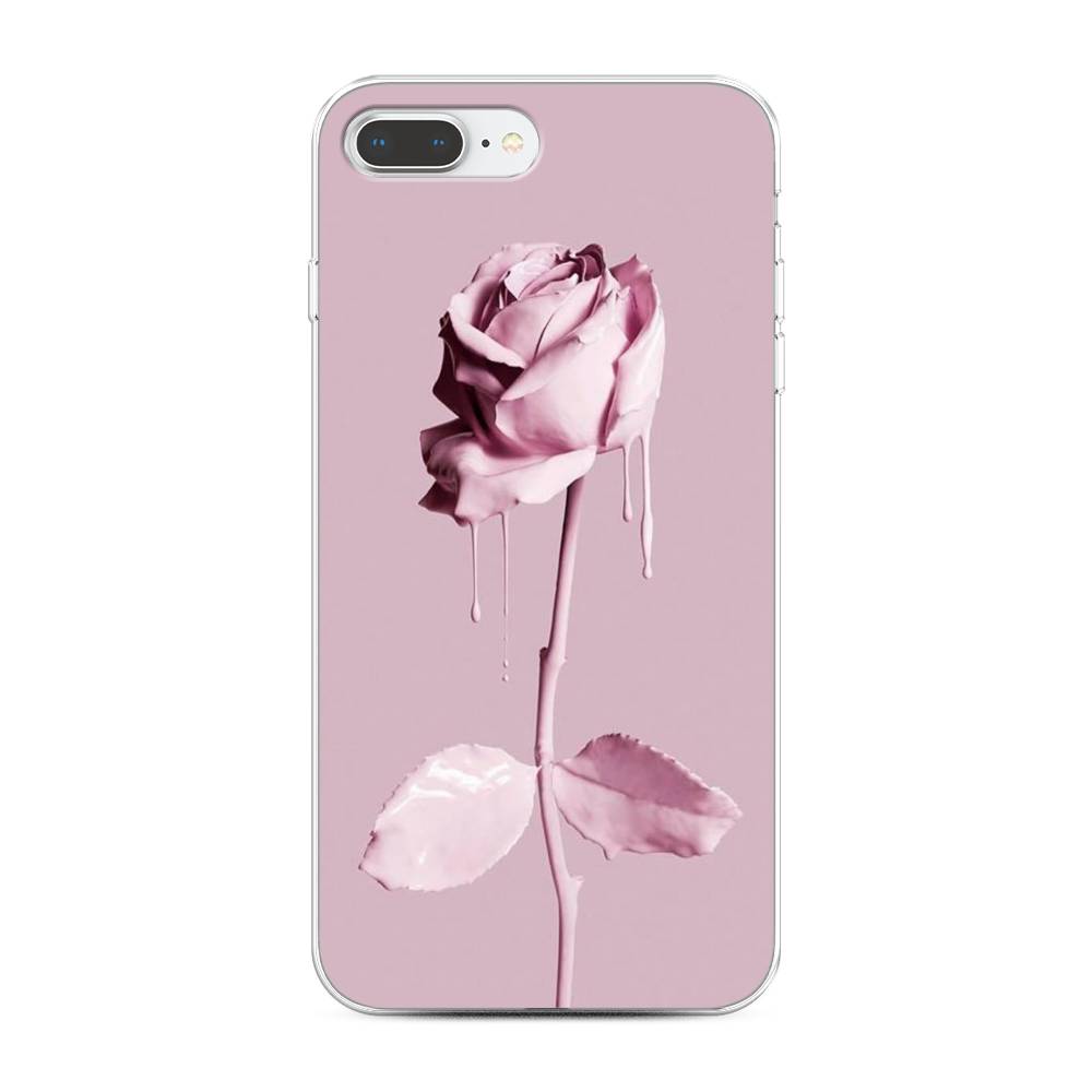 Чехол Awog на Apple iPhone 8 Plus / Айфон 8 Plus "Роза в краске"
