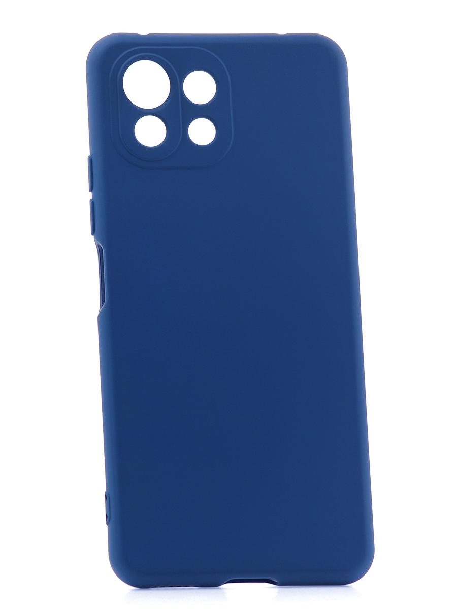 Противоударный чехол для Xiaomi Mi 11 Lite Derbi Silicone Blue