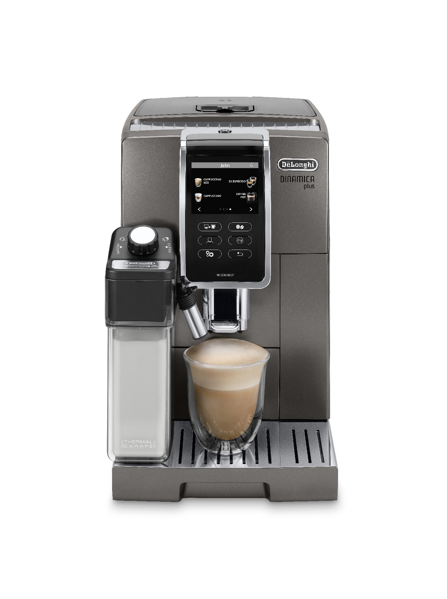 Кофемашина автоматическая DeLonghi Dinamica Plus ECAM370.95.T
