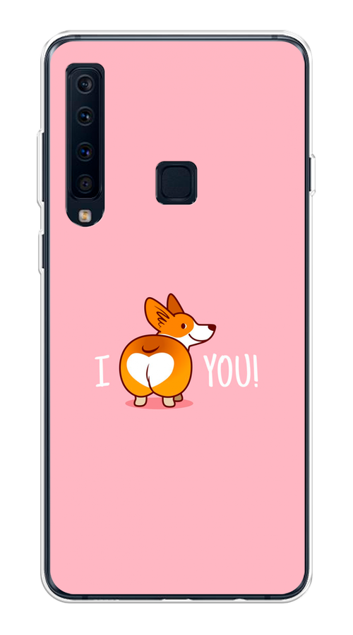Чехол на Samsung Galaxy A9 2018  "Корги I love you"