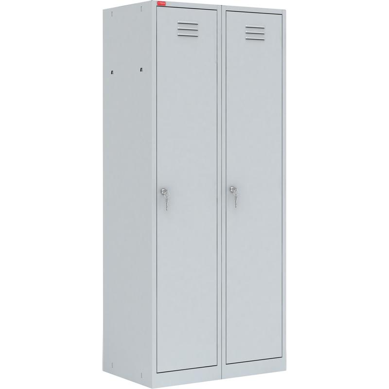 Шкаф для одежды металлический ШРМ-22М (2 отделения, 800x500x1860 мм), 125457