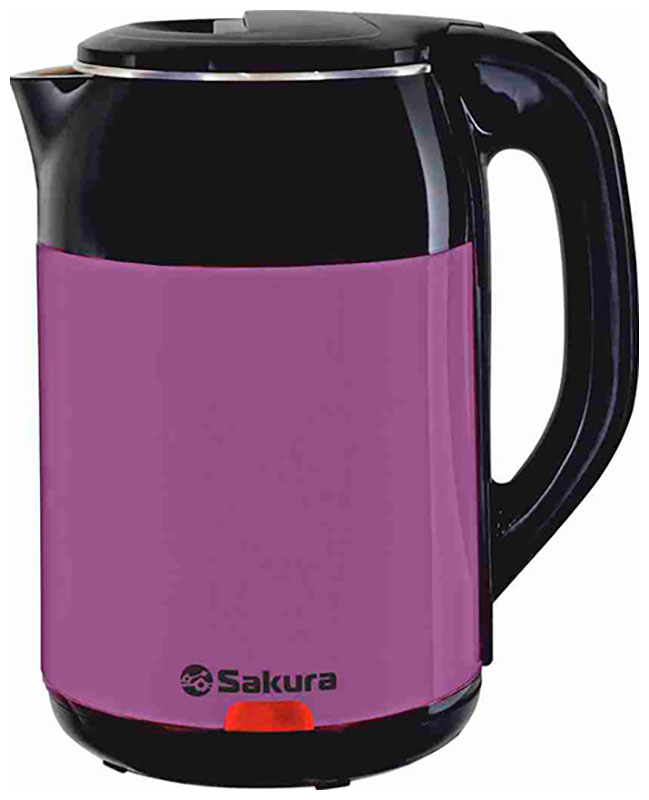 Чайник электрический SAKURA SA-2168BV 1.8 л фиолетовый, черный