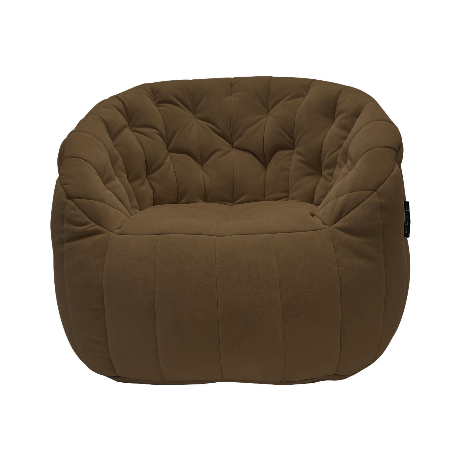 Бескаркасное кресло aLounge - Butterfly Sofa - Hot Chocolate (велюр, коричневый)