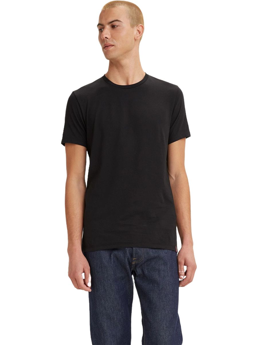 Комплект футболок мужских Levi's 79541-0001 черных XS