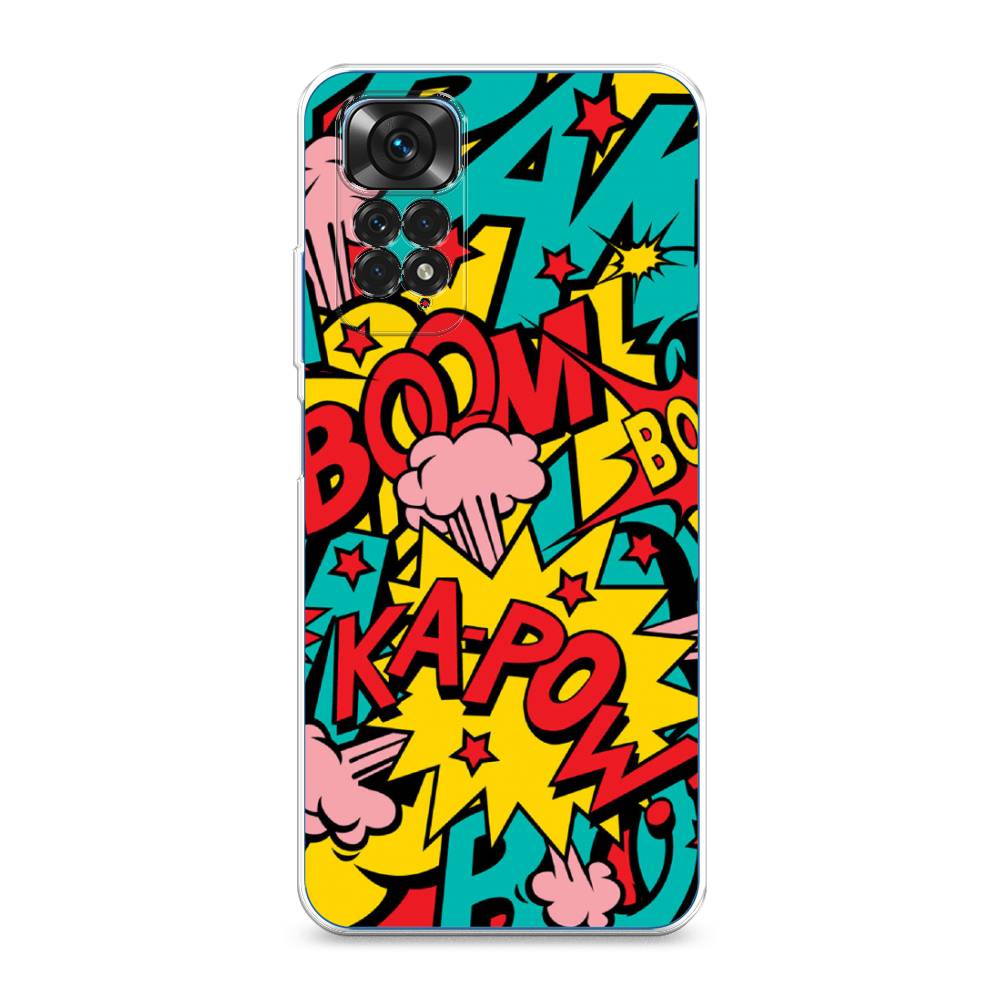 Чехол Awog  на Xiaomi Redmi Note 11 4G Global "Постер pop art"