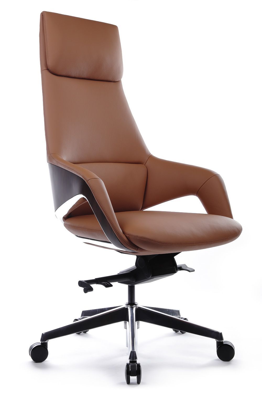 Кресло руководителя Riva Chair Кресло RV DESIGN Aura коричневый УЧ-00001843