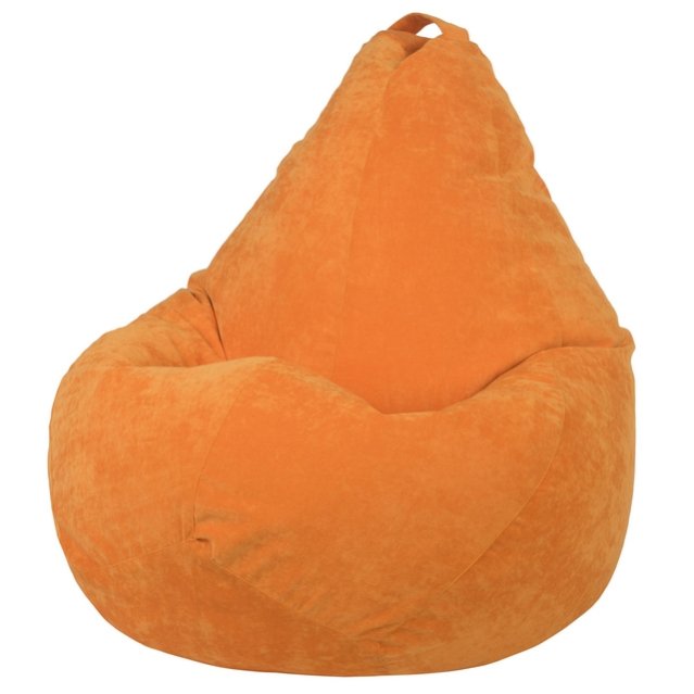 Кресло-мешок DreamBag Груша 3XL (4 категория, Микровельвет) Оранжевый