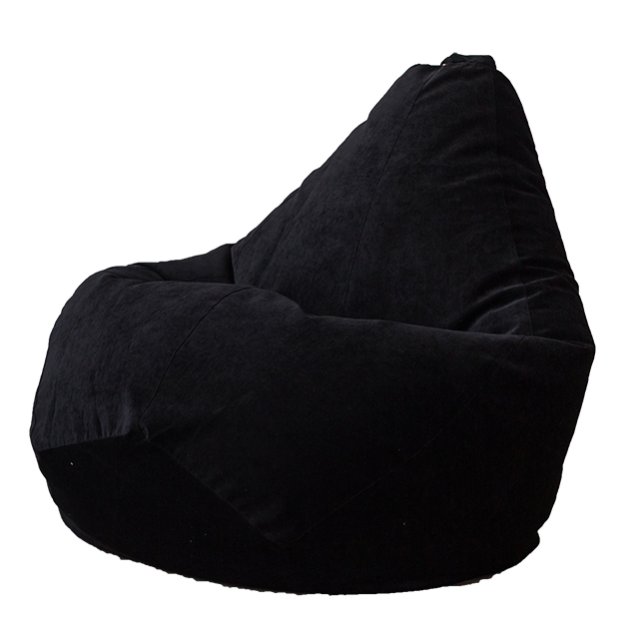 Кресло-мешок DreamBag XL (микровельвет) Черный
