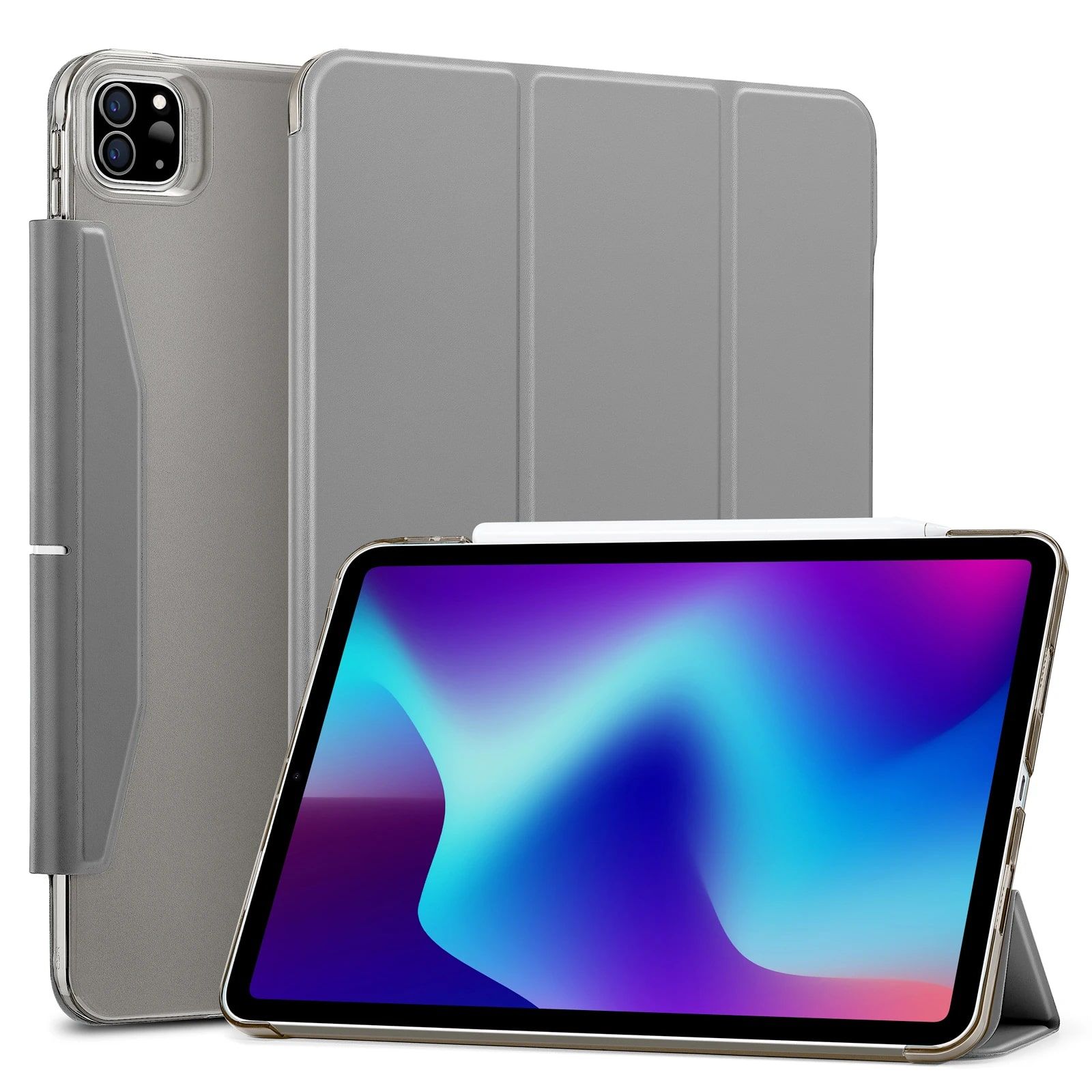 Чехол ESR Pro 11 Trifold для Apple iPad Pro 11 (2021), iPad Pro 11 (2022) серый (E25)
