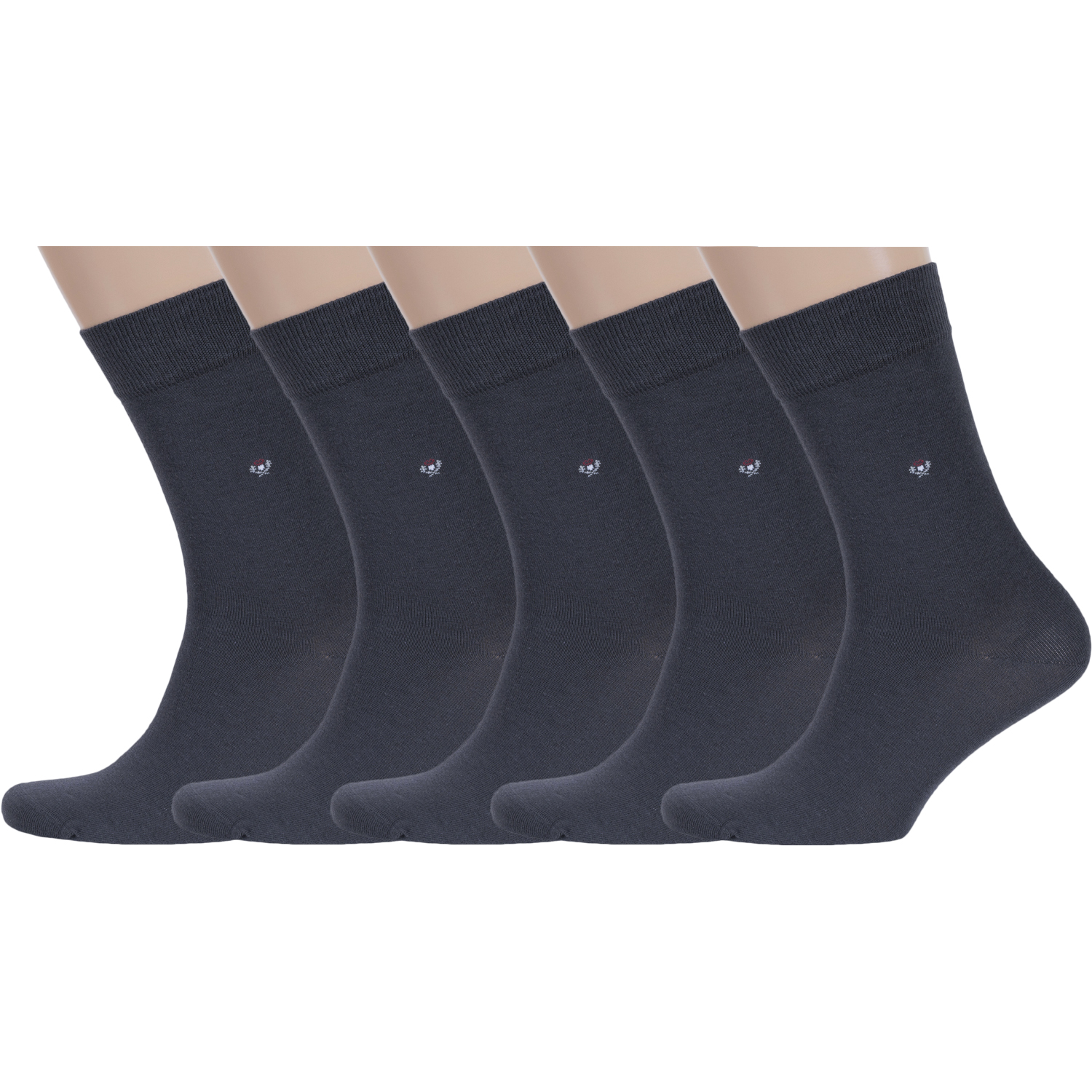 Комплект носков мужских Rusocks 5-М-197 серых 29 (44-45)