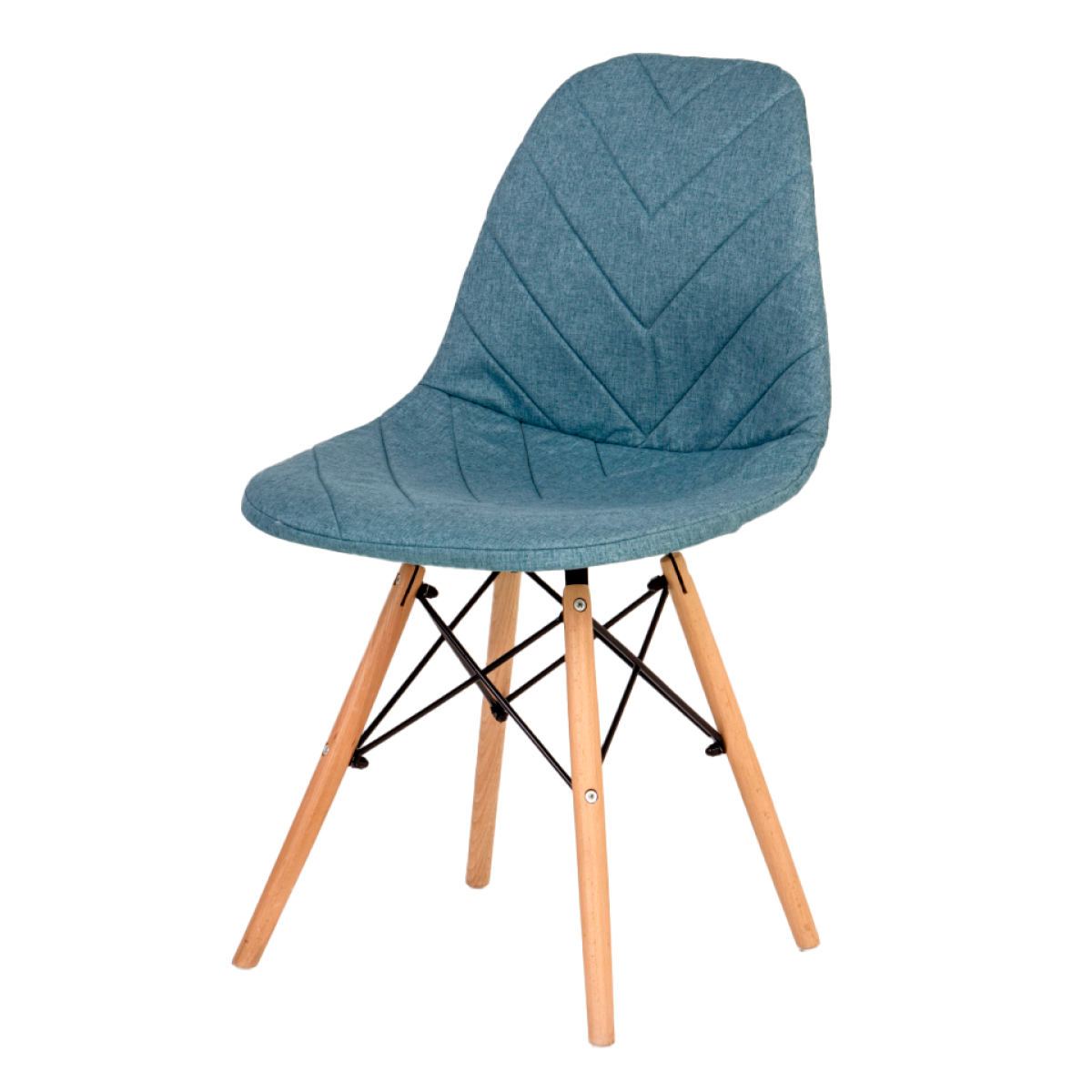 Чехол на стул LuxAlto 11554 для Eames, Aspen, Giardino, рогожка Джинсовый, 4 шт.