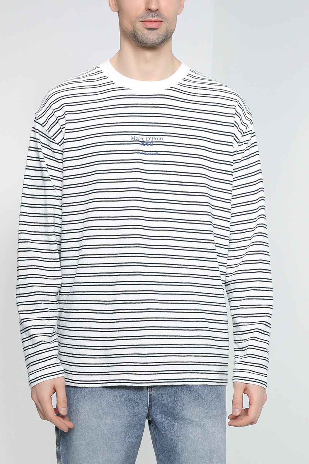 Лонгслив мужской Marc O'Polo Denim 361307152276 белый 2XL