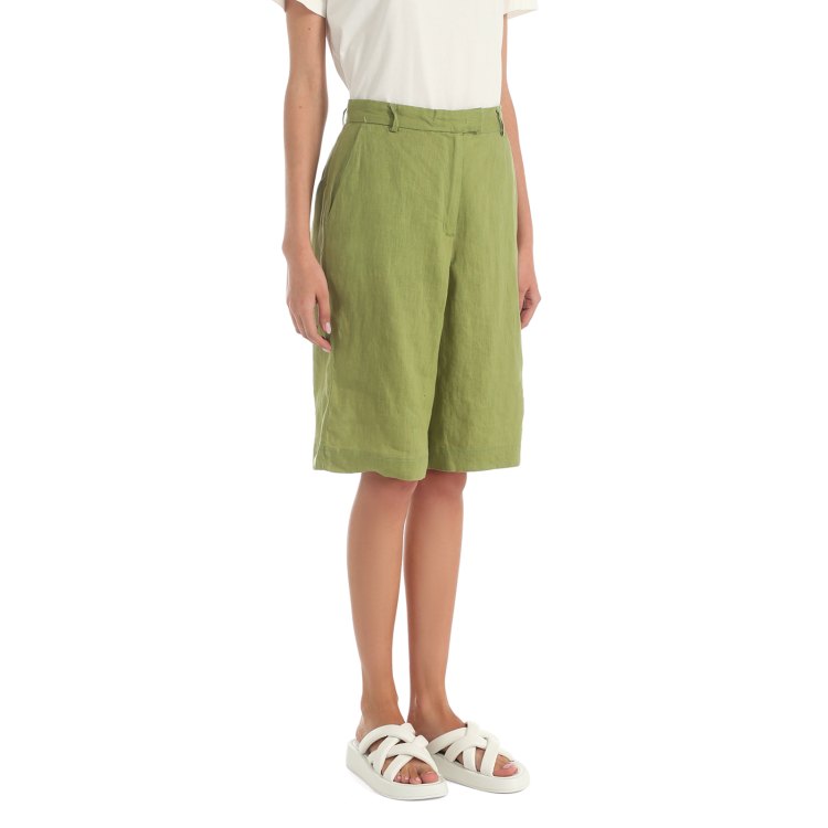 Повседневные шорты женские Maison David ML2105 зеленые 2XS