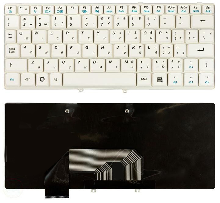 Клавиатура OEM для ноутбука Lenovo IdeaPad S9/S10 белая