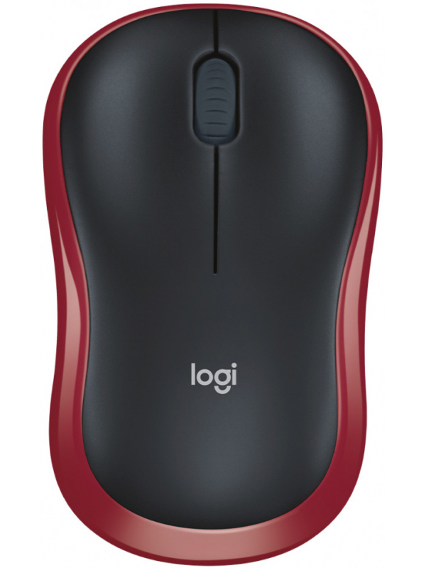 Беспроводная мышь Logitech M185 Red/Black (910-002633)