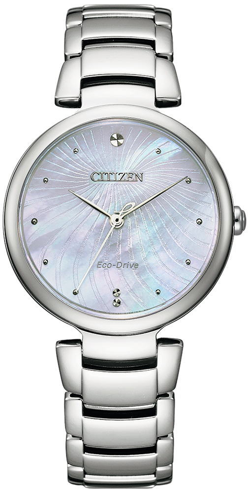 Наручные часы женские Citizen EM0850-80D серебристые