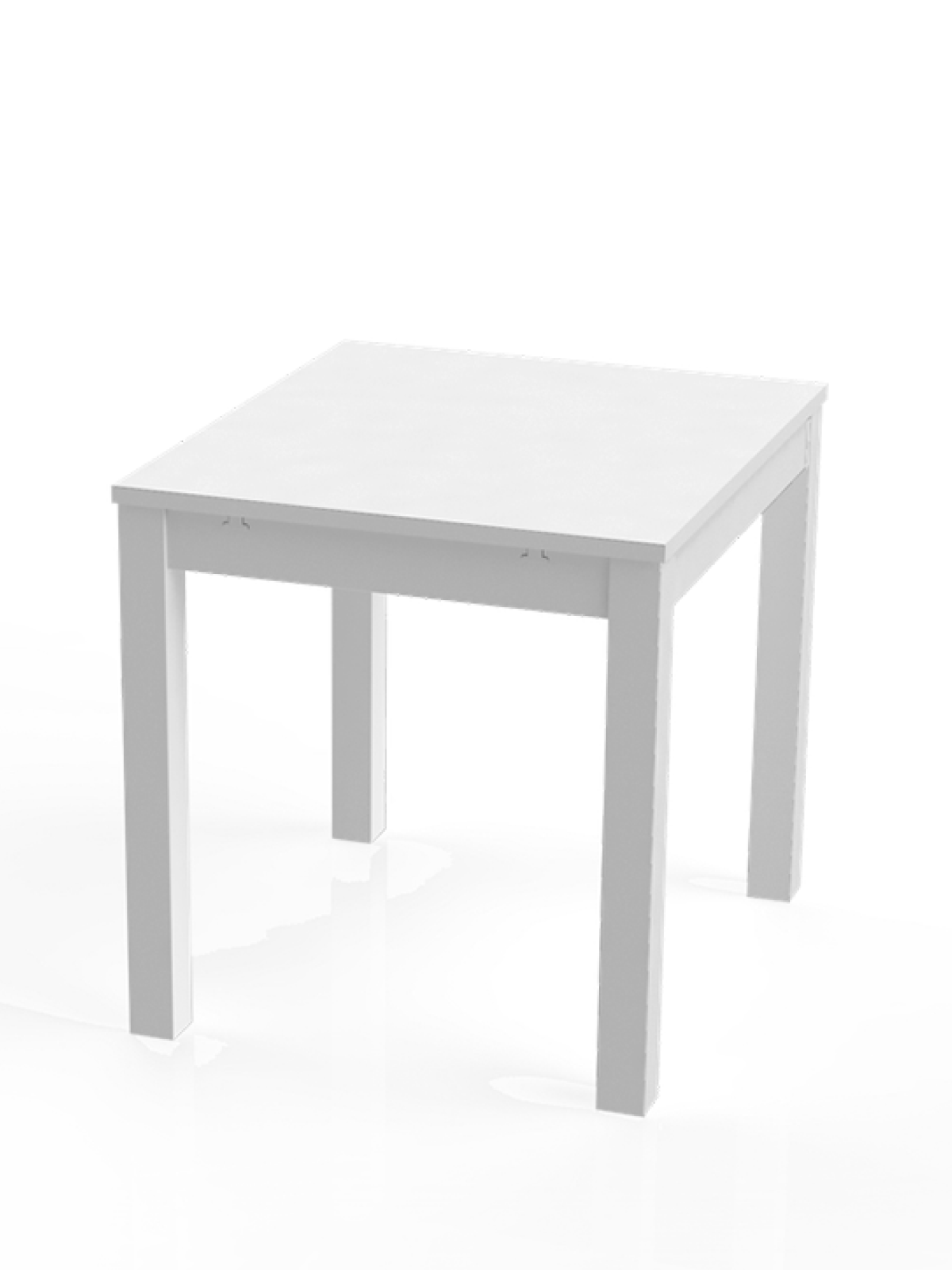 Стол кухонный раздвижной Шведский стандарт Вардинг, белый