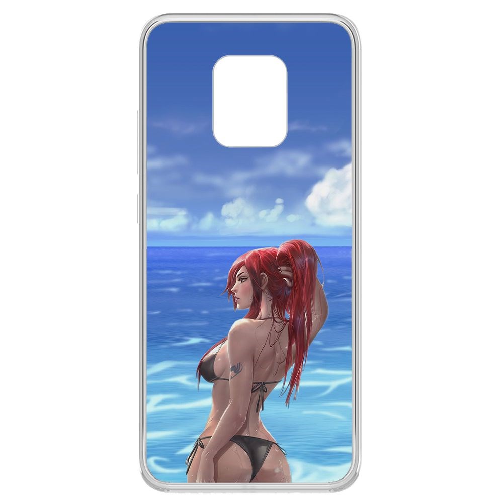 Чехол-накладка Krutoff Clear Case Купальник женский для Xiaomi Redmi 10X Pro 5G