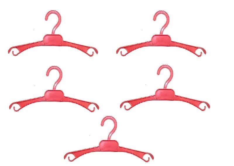 Valexa Вешалка для детской одежды ВС-4 красная набор 5 шт