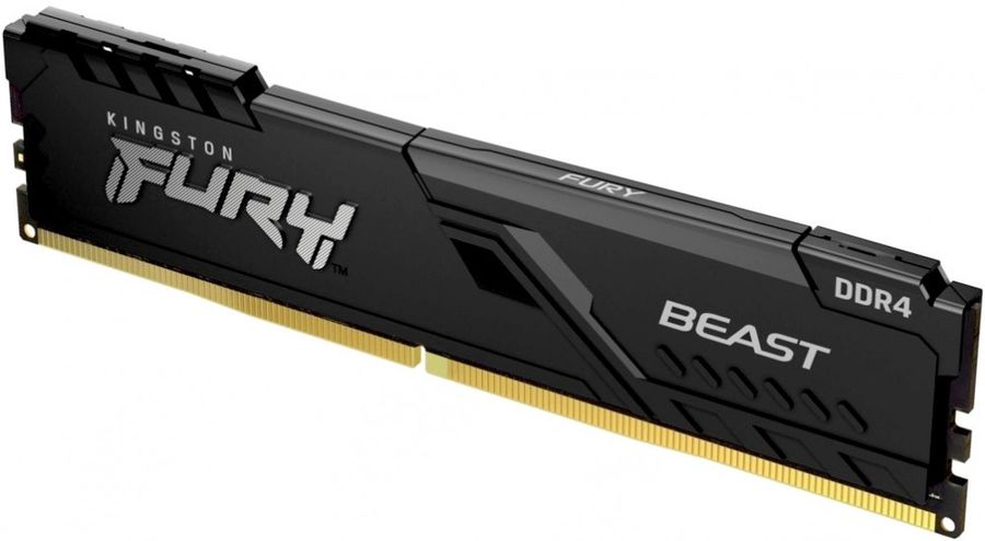 Оперативная память Kingston Fury Beast Black 16Gb DDR4 3200MHz (KF432C16BB1/16)