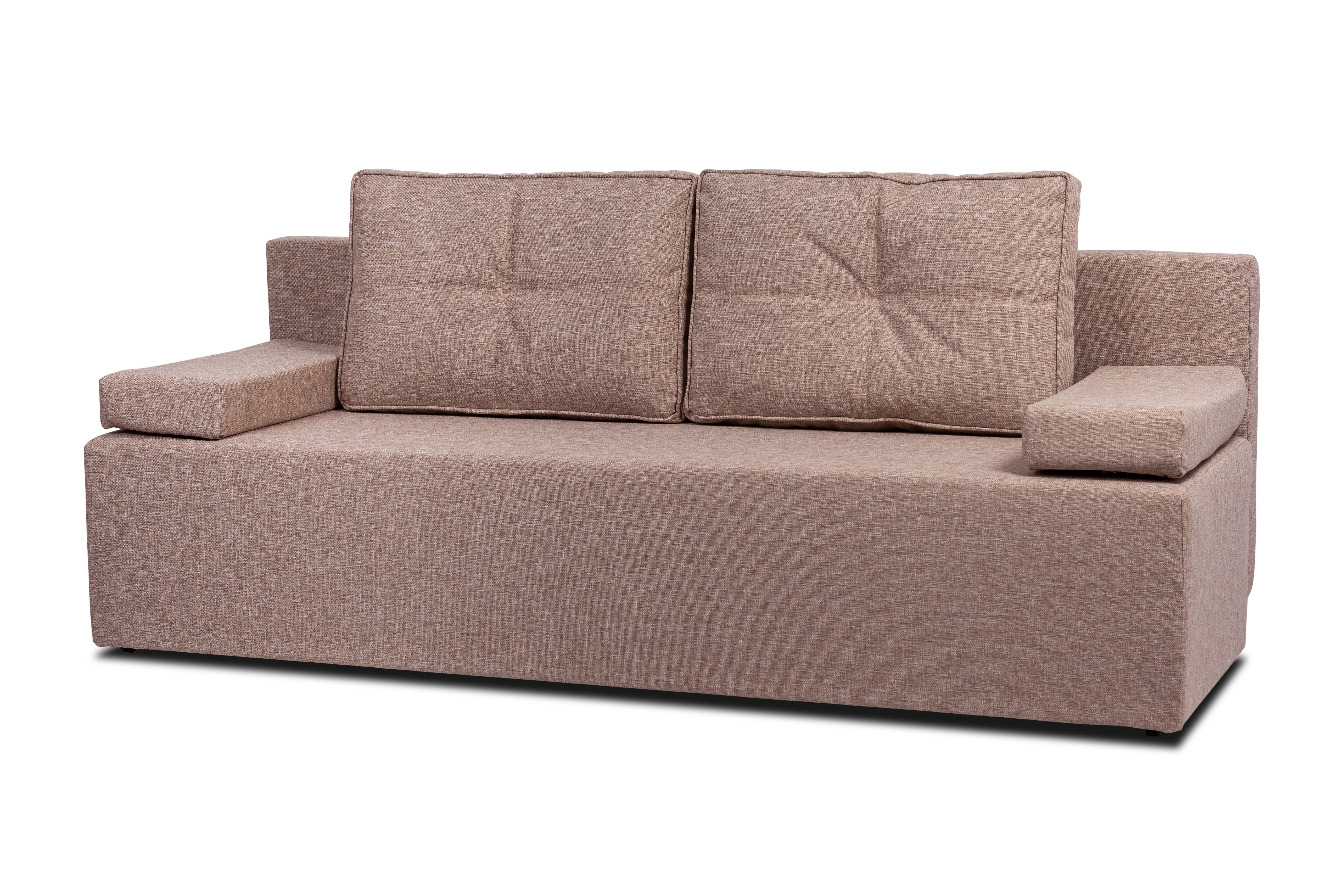 Диван-кровать Divan24 Турин лайт бежевый, рогожка, 193х77х75