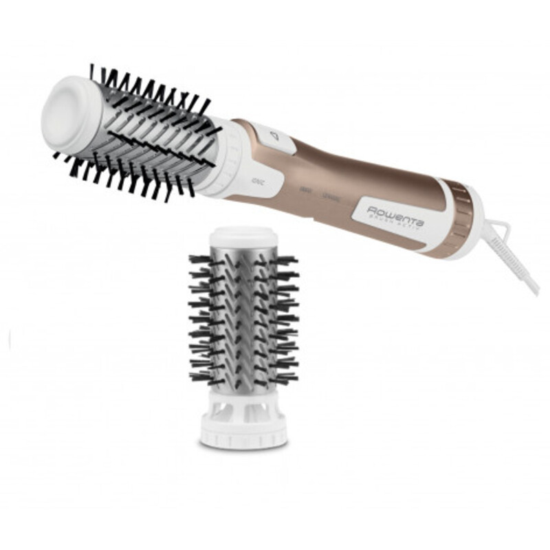 Вращающаяся фен-щетка для волос Rowenta Brush Activ Compact CF9520F0 с ионизацией и 2 наса