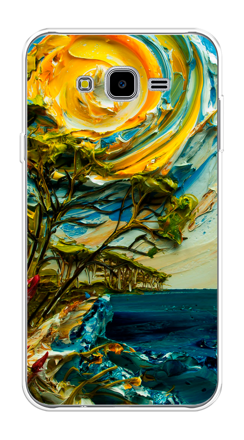 Чехол на Samsung Galaxy J7 Neo "Солнце живопись"