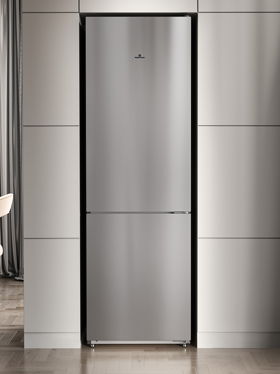 Холодильник HEBERMANN HKB188.2 серый