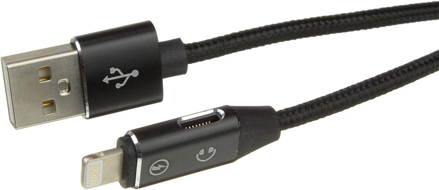 Кабель Radiosfera USB - Lightning 1 м, черный