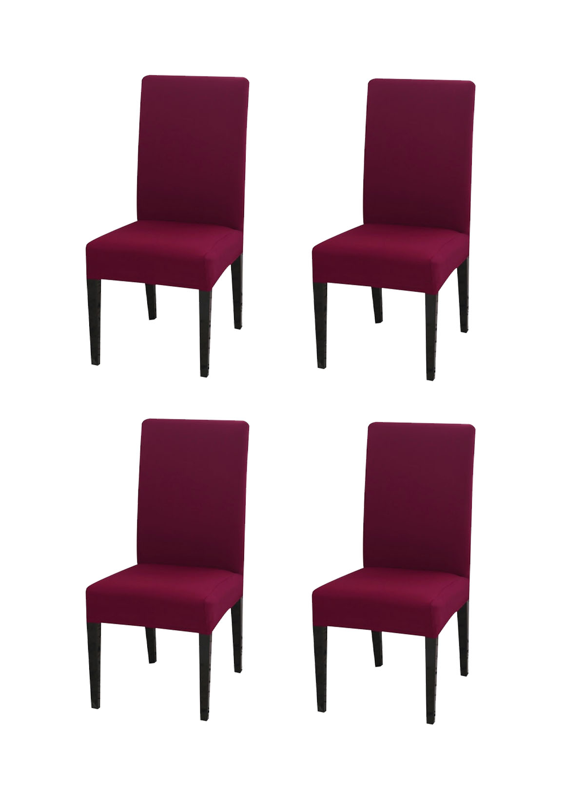 Комплект чехлов на стул со спинкой LuxAlto Jersey 4шт 10625