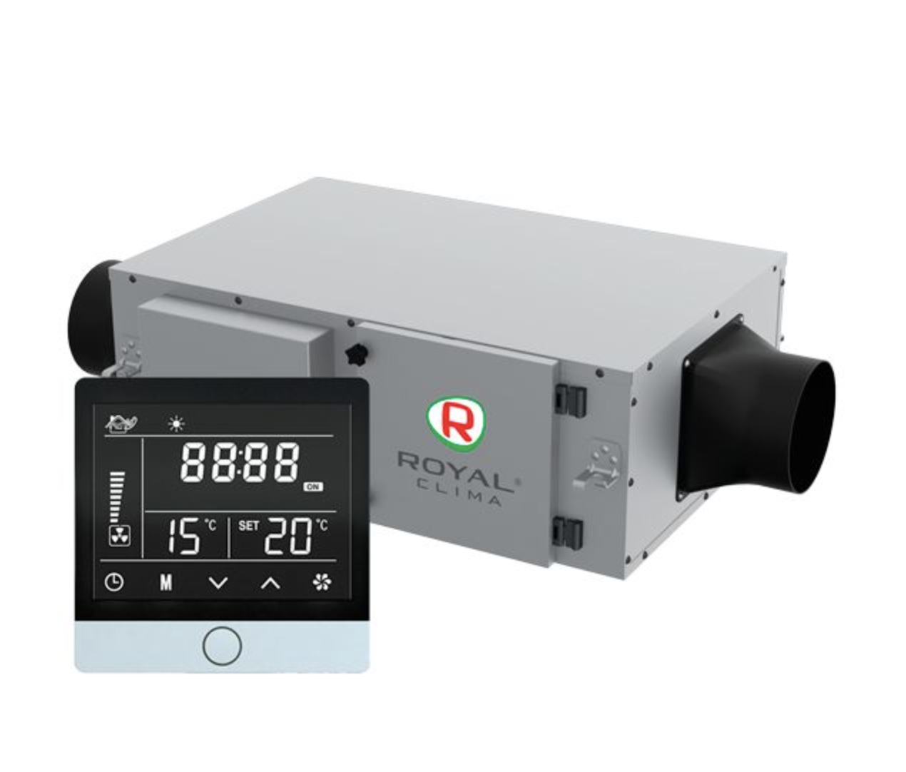 Приточная установка c нагревателем Royal Clima VENTO RCV-900-LUX