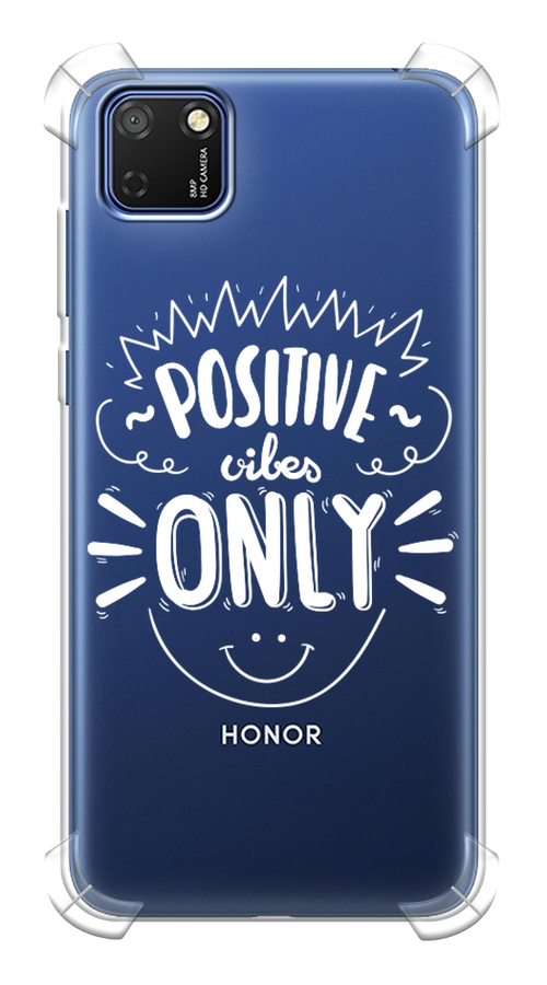 Чехол Awog  на Honor 9S "Positive vibes only графика"
